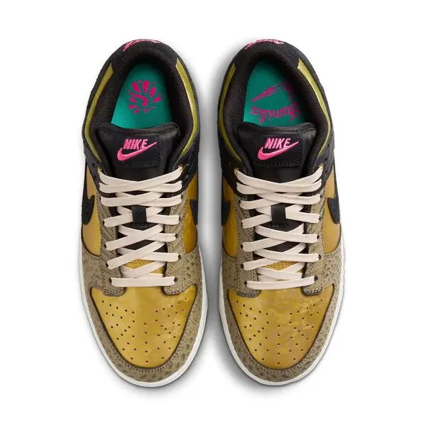 Nike Dunk Low "da De Muertos" Sneakers - Black/gold