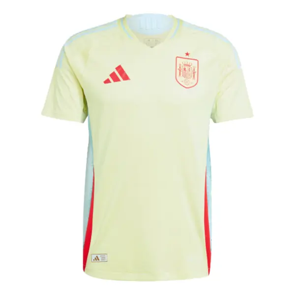 Adidas Spain 24 Away Authentic Soccer Jersey - Yellow