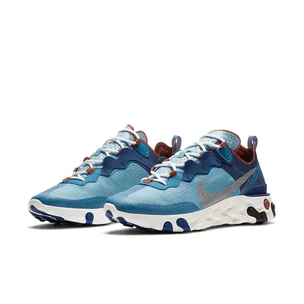 Nike React Element 55 Sneakers - Blue/white