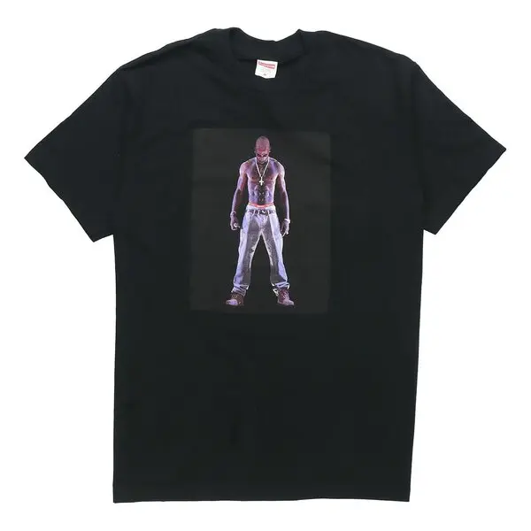 Supreme Ss20 Week 1 Tupac Hologram Tee Virtual Characters Short Sleeve - Black