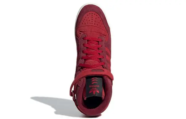Adidas Originals Forum 84 High Top Sneakers - Red/white