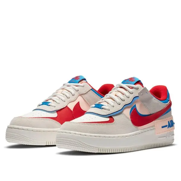 Nike Force 1 Shadow Sneakers - Grayredblue