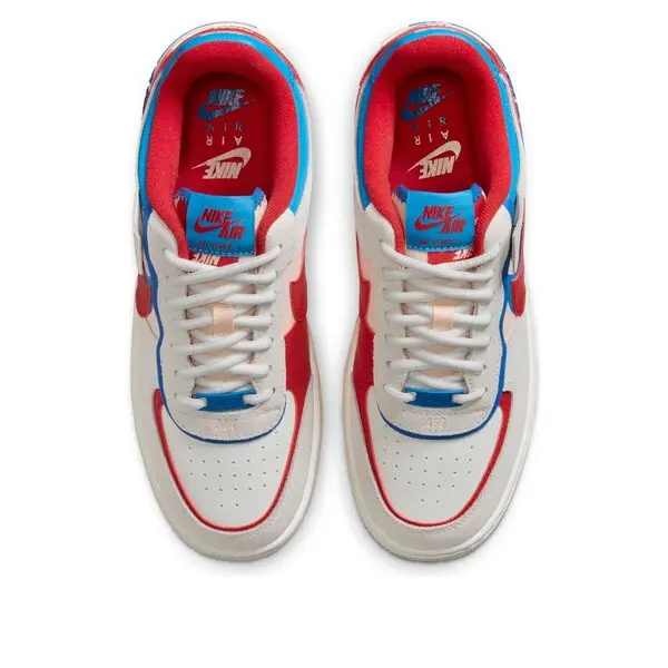 Nike Force 1 Shadow Sneakers - Grayredblue