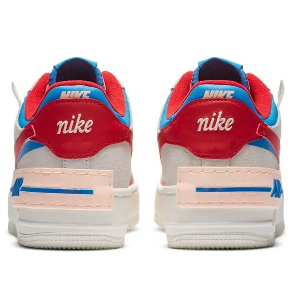 Nike Force 1 Shadow Sneakers - Grayredblue