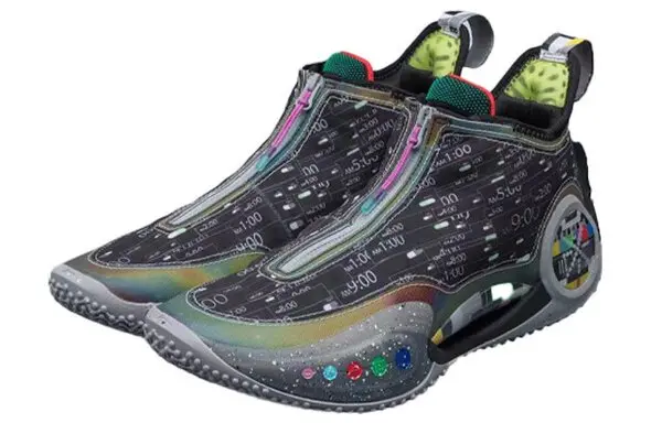 LI-NING Way Of Wade 'team No Sleep' Sneakers - Black/multi-color/grey