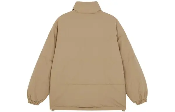 NEW BALANCE Logo Puffer Jacket - Khaki/white