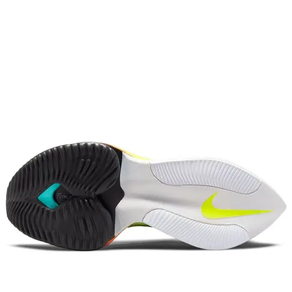 Nike Zoom Alphafly Next% "fast Pack" Sneakers - Barely Volt/black/hyper Orange