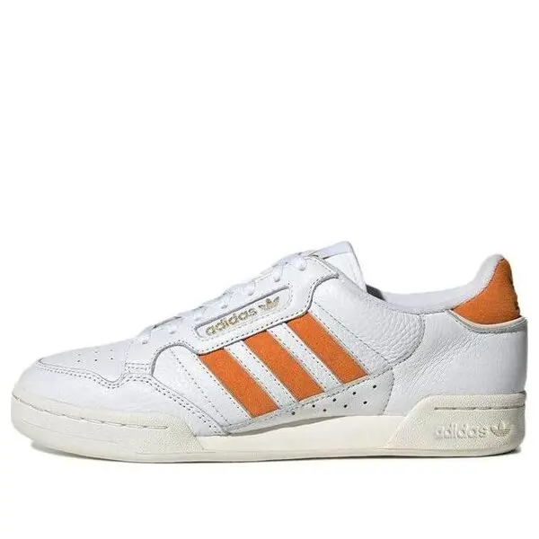 Adidas Continental 80 Stripes Sneakers - White/orange