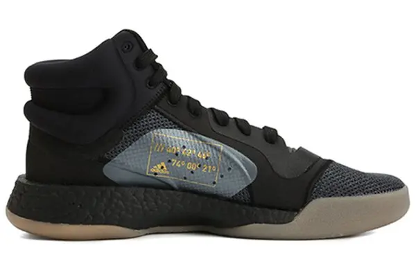 Adidas Marquee Boost High Top Sneakers - Black