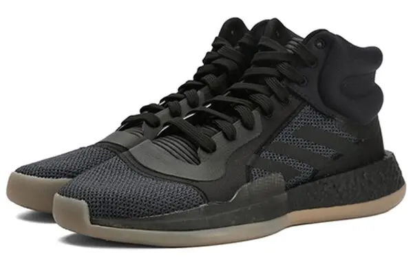 Adidas Marquee Boost High Top Sneakers - Black