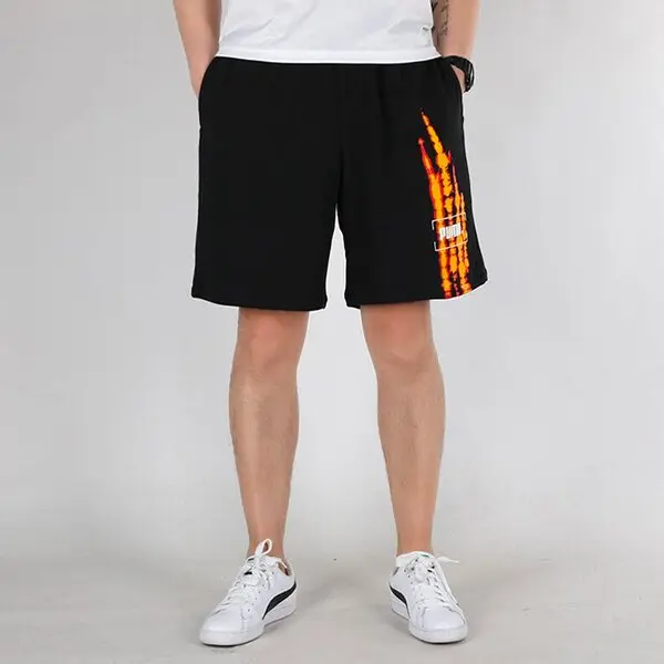 PUMA Knit Shorts With Graphic Detail