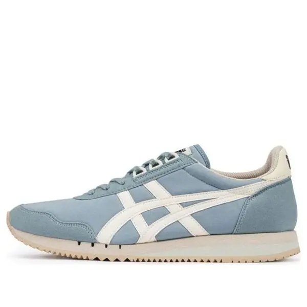 Onitsuka Tiger Dualio Athletic Lace Up Sneakers - Blue/white