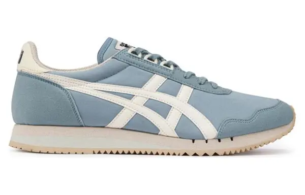 Onitsuka Tiger Dualio Athletic Lace Up Sneakers - Blue/white