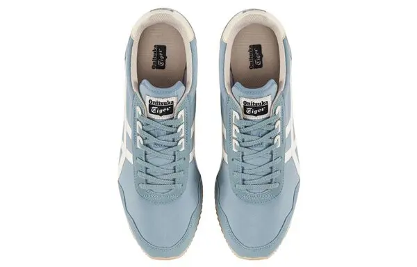 Onitsuka Tiger Dualio Athletic Lace Up Sneakers - Blue/white