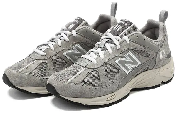 NEW BALANCE 878 "grey" Athletic Sneakers - Gray