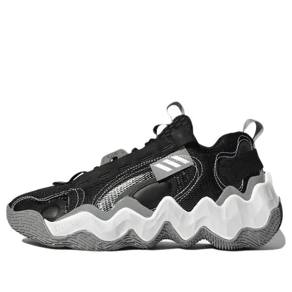 Adidas Exhibit B Low Top Basketball Sneakers - Black/gray