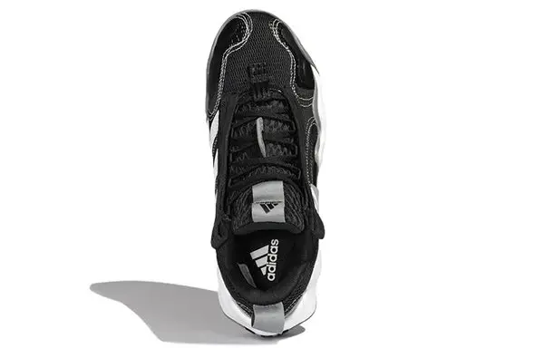 Adidas Exhibit B Low Top Basketball Sneakers - Black/gray