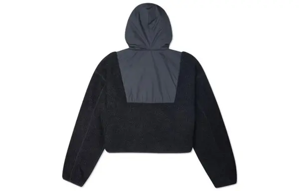 CONVERSE Full Zip Lamb Wool Hooded Jacket
