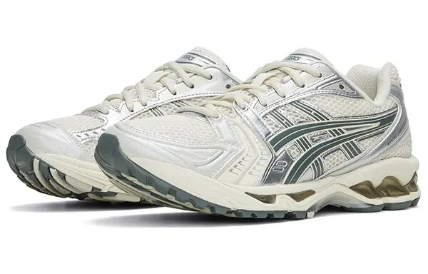Asics Gel-kayano "birch Dark Pewter" Lace-up Athletic Sneakers - Birch/dark Pewter