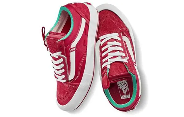 VANS Old Skool Cap Lx 'regrind' Low Top Sneakers - Red/white
