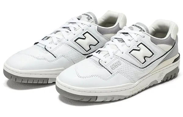 NEW BALANCE 550 "white Marblehead" Sneakers - White/gray