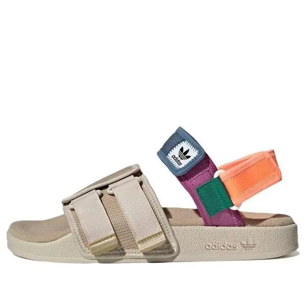 Adidas Adilette Sandal 4.0 - Creamyellow/white/blue