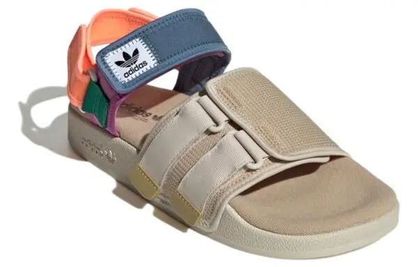 Adidas Adilette Sandal 4.0 - Creamyellow/white/blue