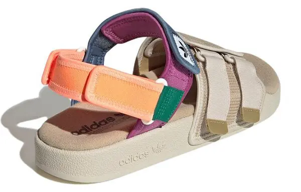 Adidas Adilette Sandal 4.0 - Creamyellow/white/blue