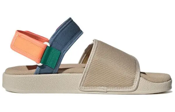 Adidas Adilette Sandal 4.0 - Creamyellow/white/blue