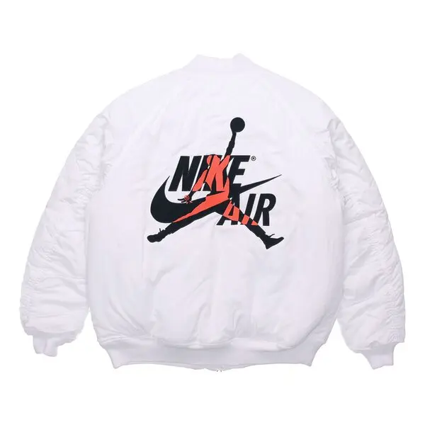 JORDAN Ma-1 Bomber Jacket - White