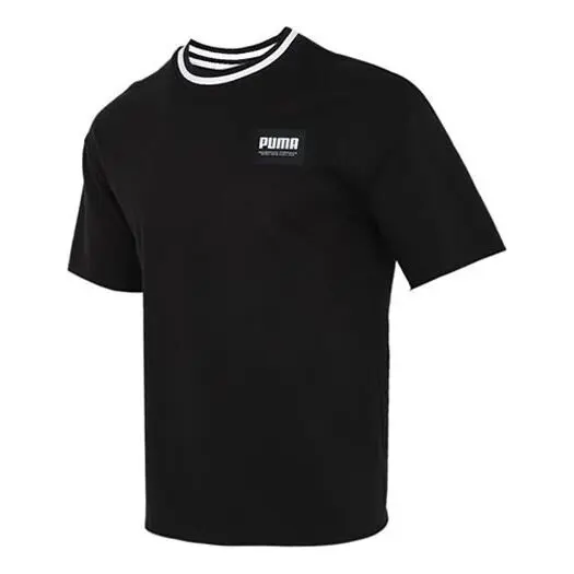 PUMA Solid Round Neck T-shirt