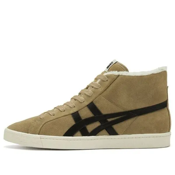 Onitsuka Tiger High Top Lace Up Sneakers - Khaki/black