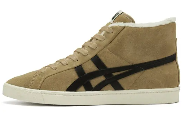 Onitsuka Tiger High Top Lace Up Sneakers - Khaki/black
