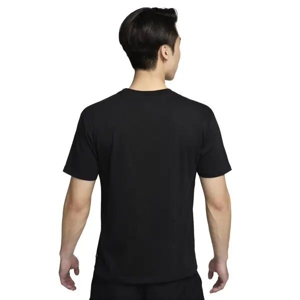 Nike Logo Printing Sports Skateboard Short Sleeve T-shirt - Black