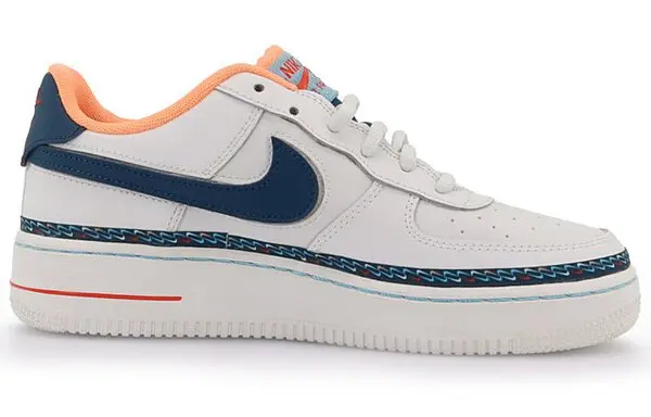 Nike Force 1 Low 'swoosh Chain - White/blue