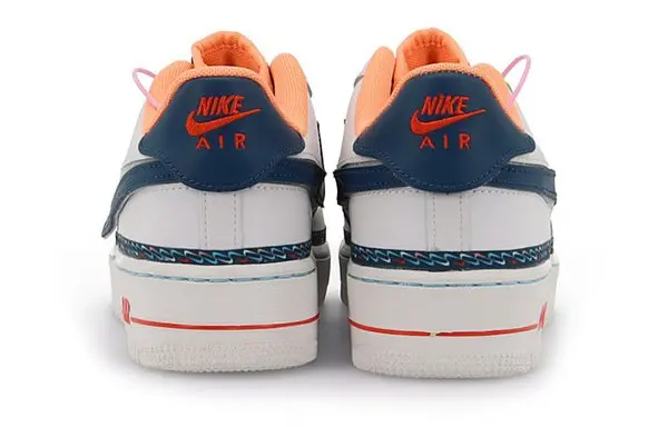 Nike Force 1 Low 'swoosh Chain - White/blue
