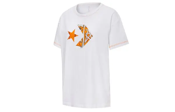 CONVERSE Canvas Shoes Graphic T-shirt - White