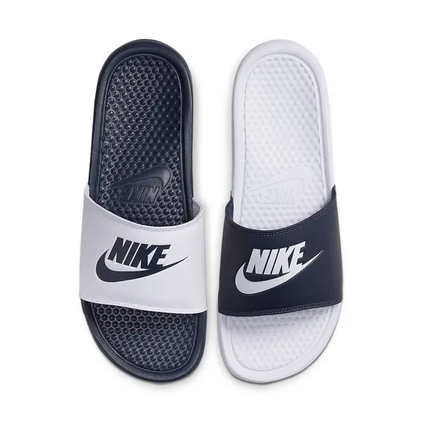 Nike Benassi Jdi Mismatch Slides - Blue/white