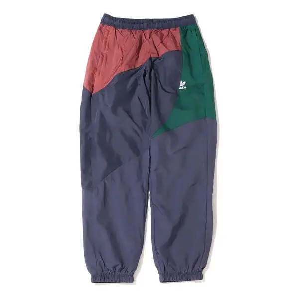 Adidas Originals Bld Cb Tp Shadow Logo Splicing Bundle Feet Sports Pants/trousers/joggers Autumn Navy Blue - Default Color
