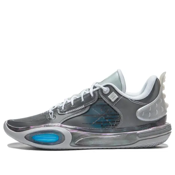 LI-NING Wade All City V2 'dna' Sneakers - Grey/silver/blue