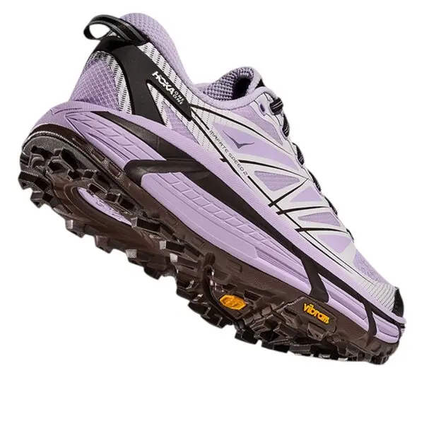 Hoka One One Mafate Speed 2 Athletic Sneakers - Light Violet/black