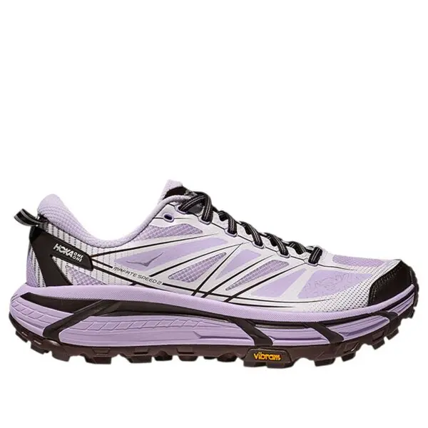 Hoka One One Mafate Speed 2 Athletic Sneakers - Light Violet/black