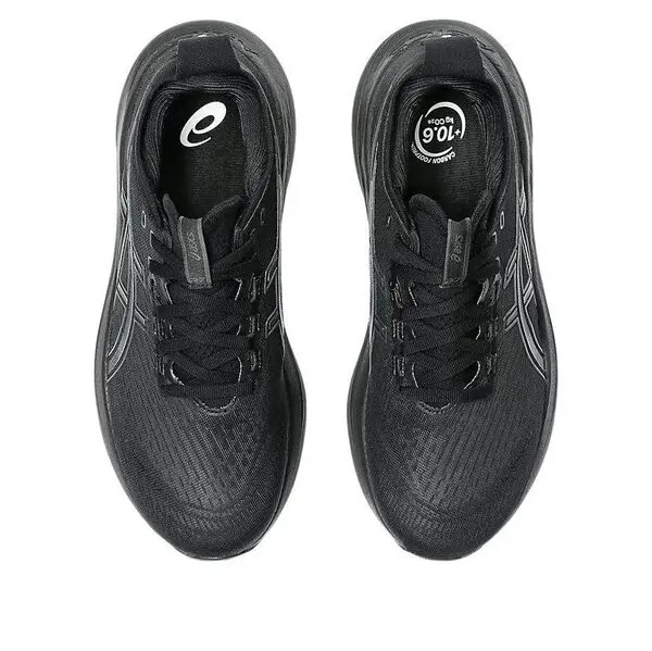 Asics Gel-nimbus 27 Wide Athletic Sneakers - Black/graphite Grey