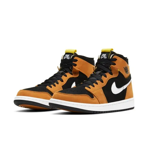 JORDAN Air 1 High Zoom Comfort "rookie Of The Year" Sneakers - Black/white/monarch