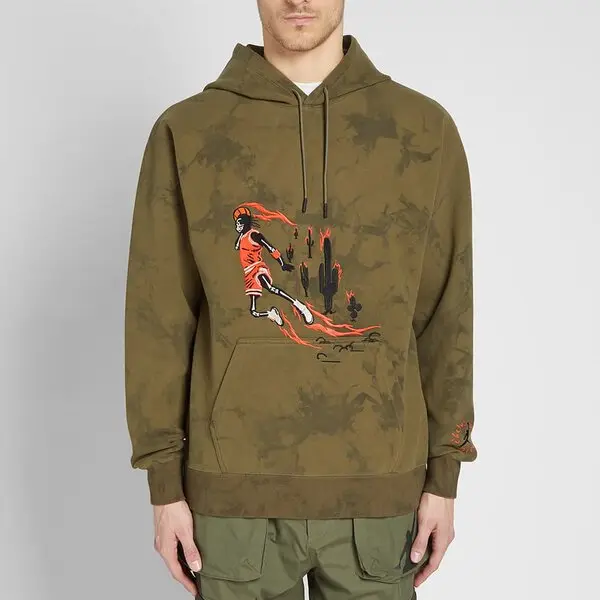 JORDAN X Travis Scott Cactus Jack Washed Suede Hoodie