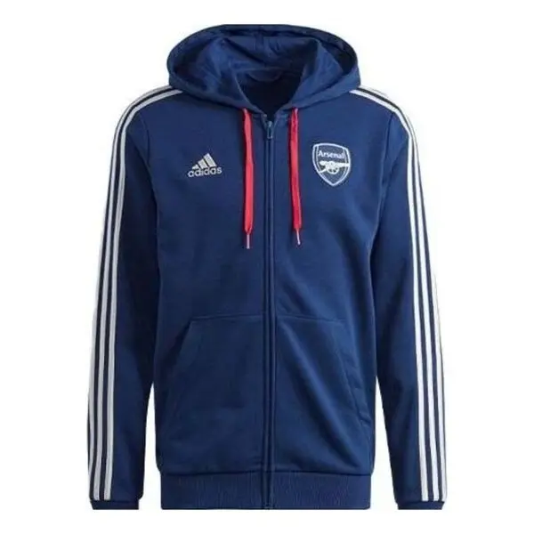 Adidas Arsenal Dna Full-zip Hoodie - Blue/white