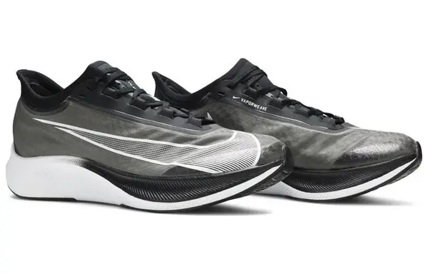 Nike Zoom Fly 3 Athletic Sneakers - Black/white/volt