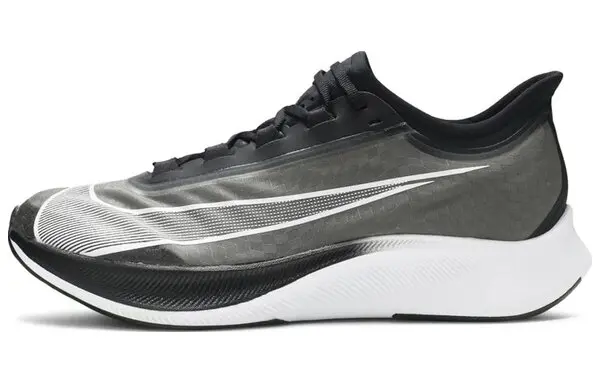 Nike Zoom Fly 3 Athletic Sneakers - Black/white/volt