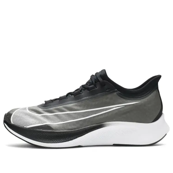 Nike Zoom Fly 3 Athletic Sneakers - Black/white/volt