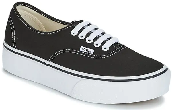 VANS Authentic Platform Sneakers - Black